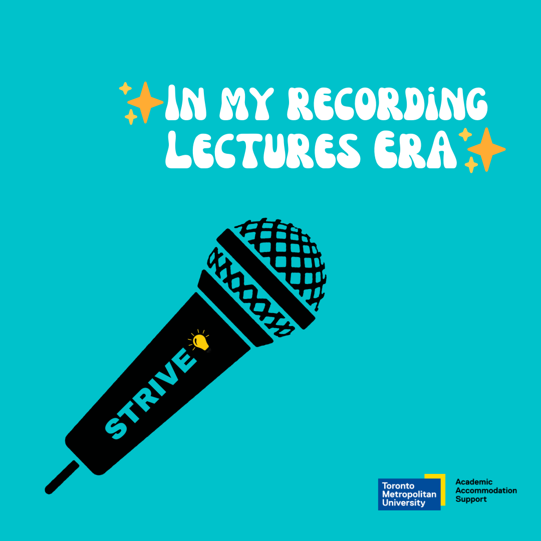 STRIVE - Academic Accommodation Support - Toronto Metropolitan University