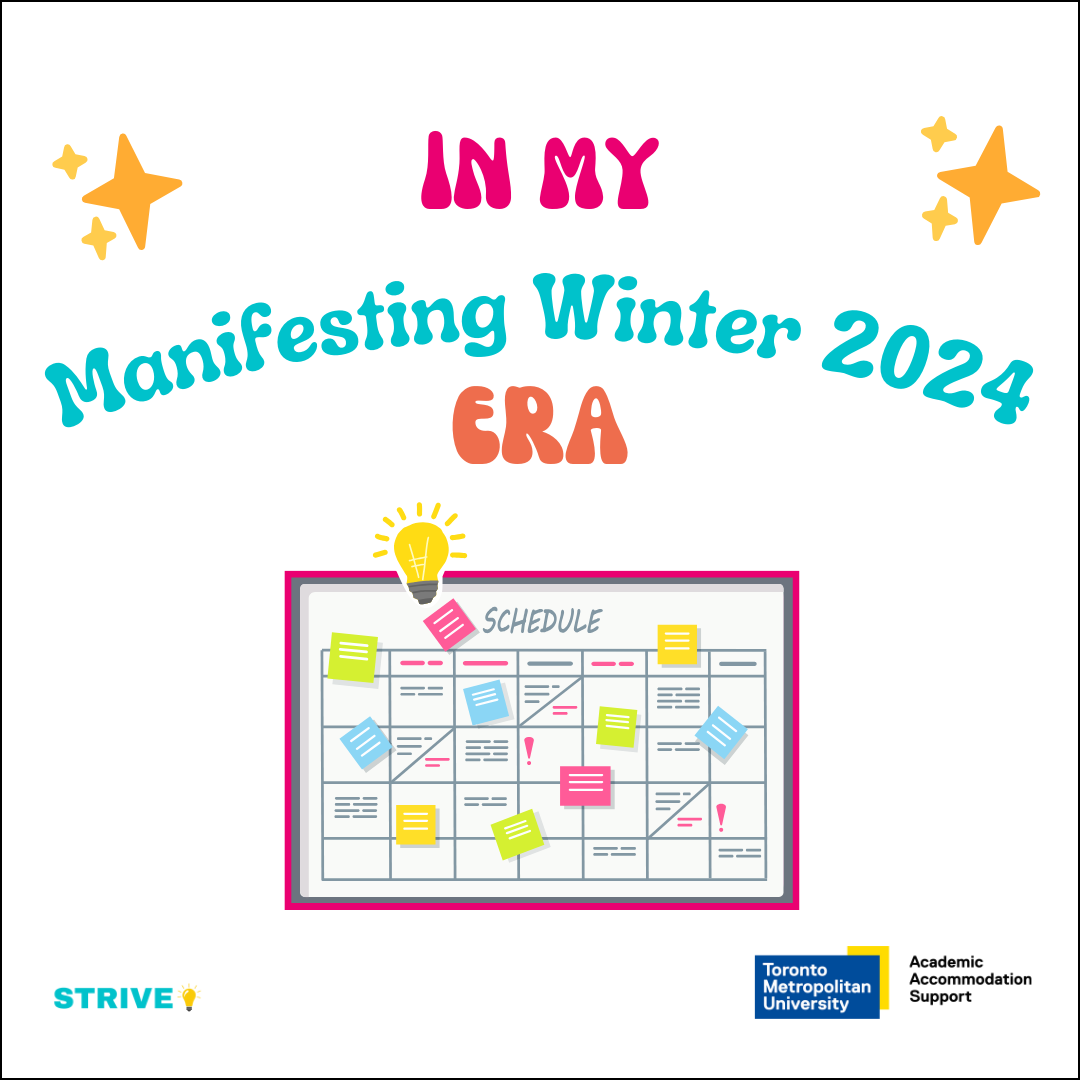 STRIVE - Academic Accommodation Support - Toronto Metropolitan University