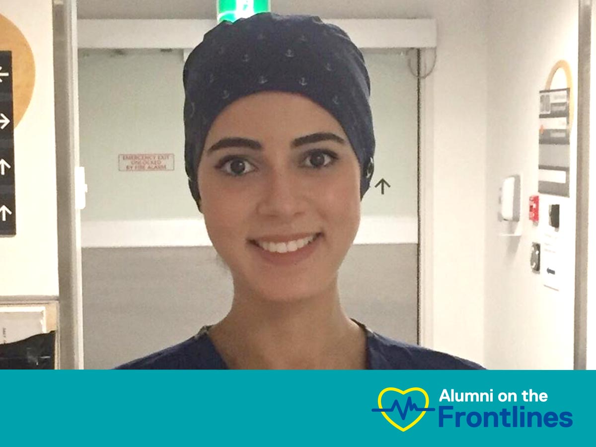 Alumni on the Frontlines: Dr. Sarah-Taïssir Bencharif - Alumni ...