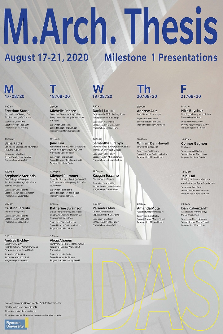 Master of Architecture Thesis Presentations - Architectural Science ...