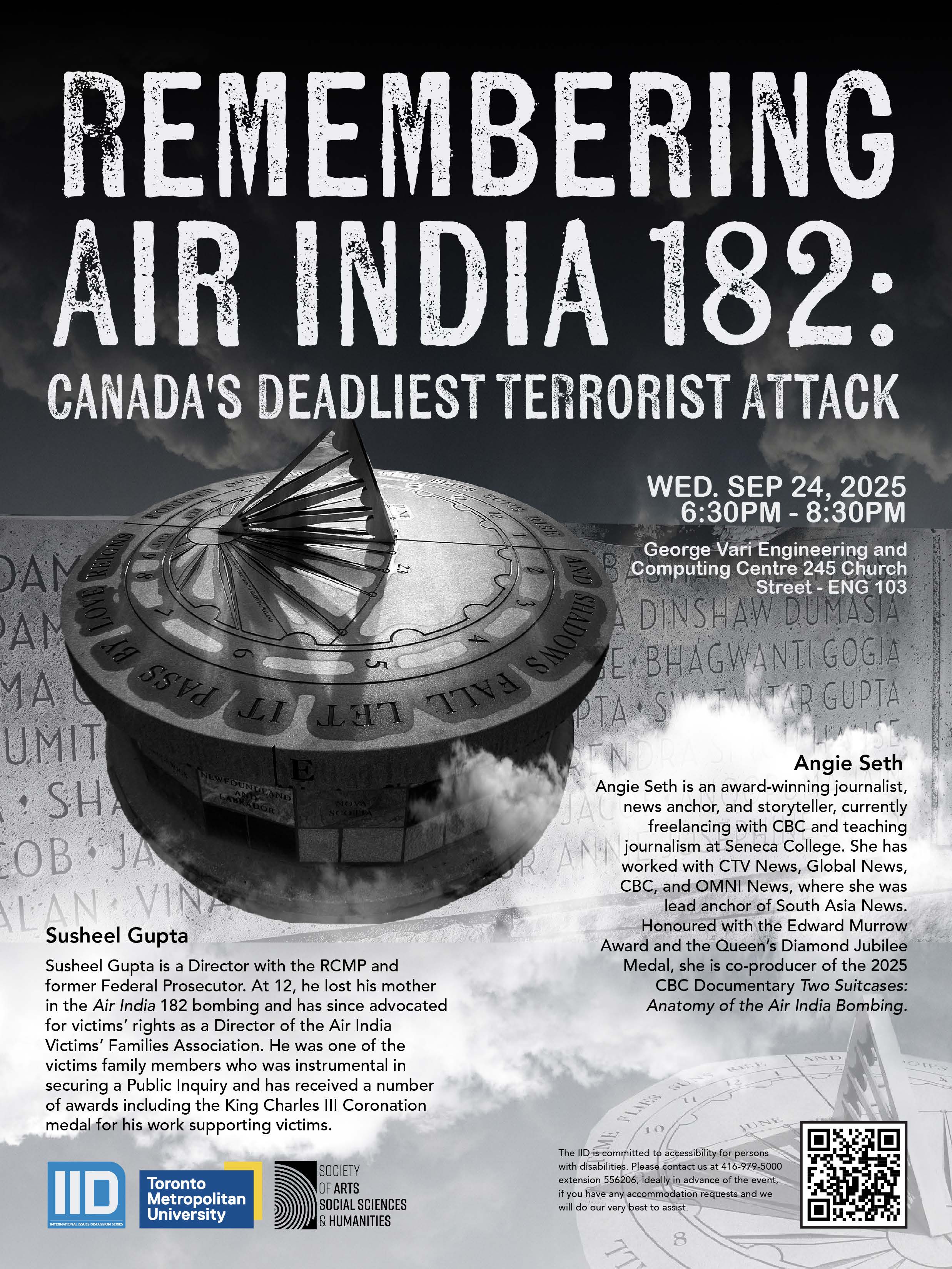 International Issues Discussion - Remembering Air India 182: Canada's Deadliest Terrorist Attack ...