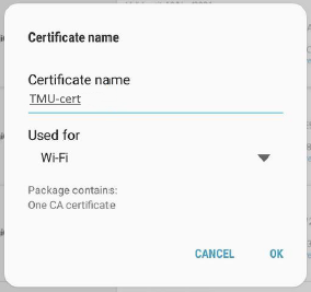 Wireless Configuration Instructions for Android v6+ - Computing and ...