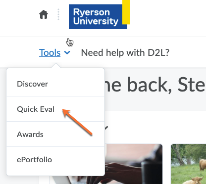 Quick Eval - Educational Technology - Toronto Metropolitan University (TMU)