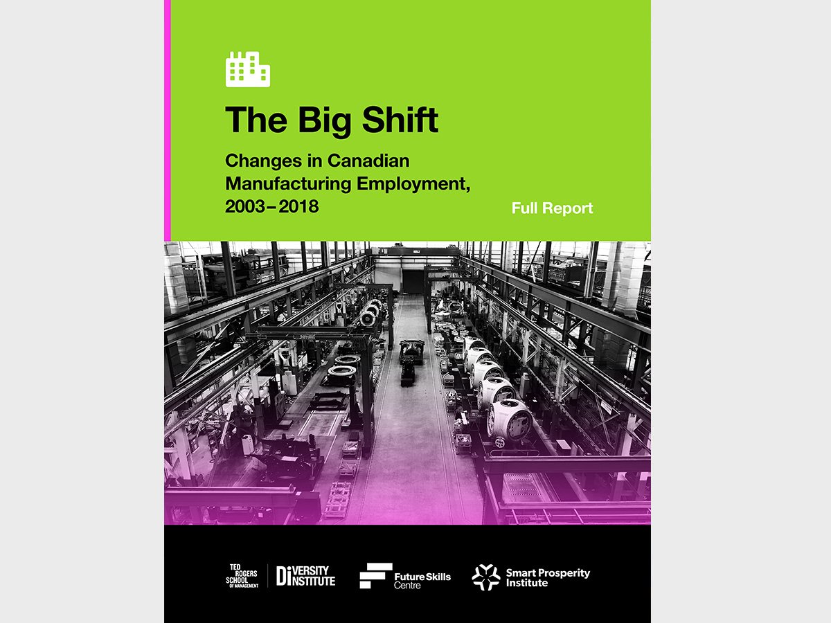 The Big Shift: Changes in Canadian Manufacturing Employment, 2003 ...