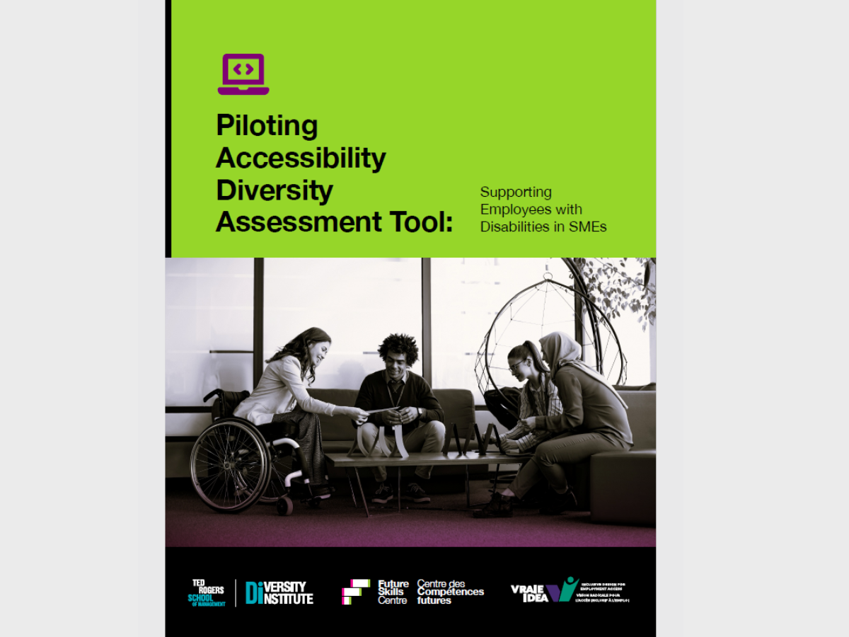 Piloting Accessibility Diversity Assessment Tool: Supporting Employees ...