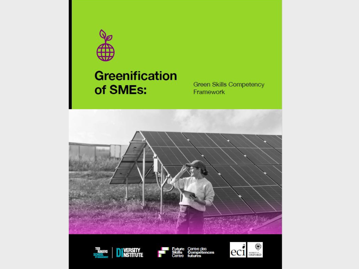 Greenification of SMEs: Green Skills Competency Framework - Diversity ...