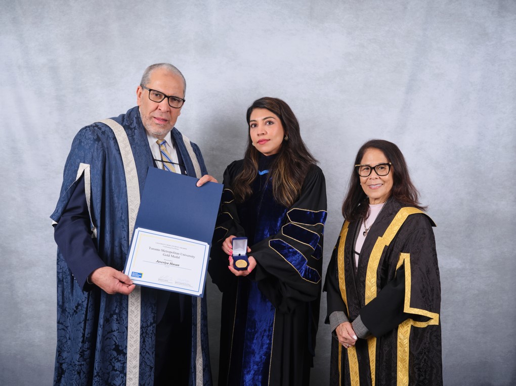 Congratulations Javeriya Hasan on receiving the FEAS Fall 2024 Gold ...