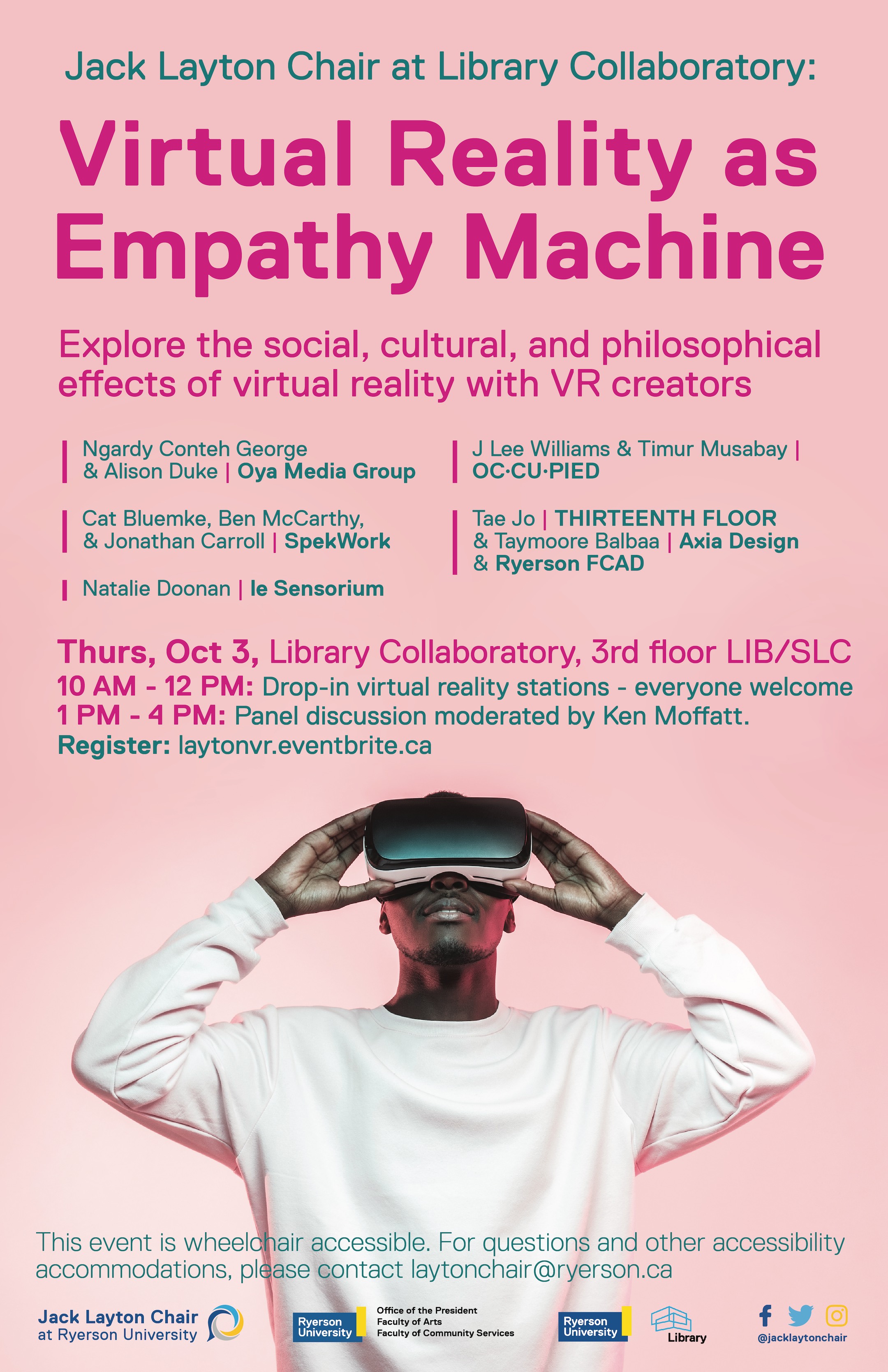 VR as Empathy Machine - Jack Layton Chair - Toronto Metropolitan ...