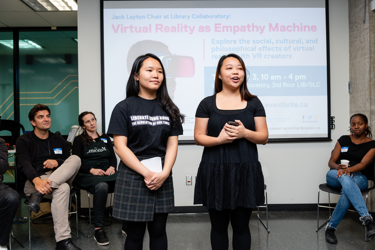 VR as Empathy Machine - Jack Layton Chair - Toronto Metropolitan ...