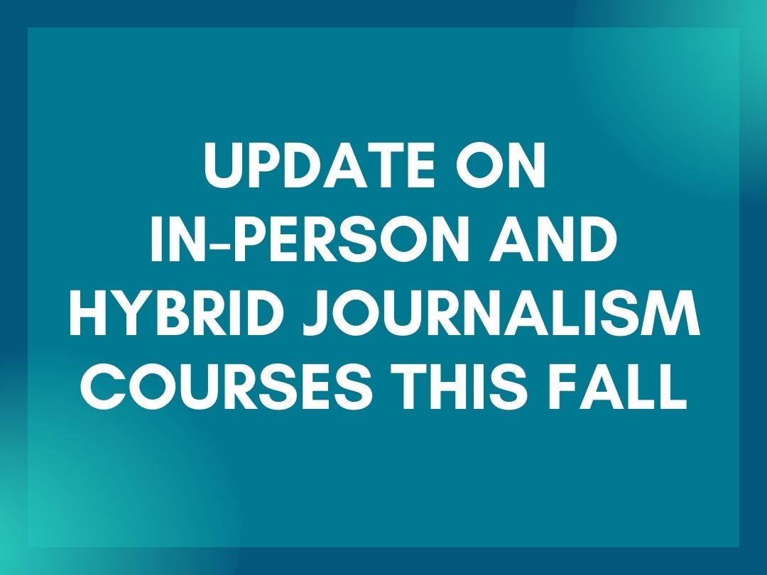 Fall2021update - School of Journalism - Toronto Metropolitan University ...