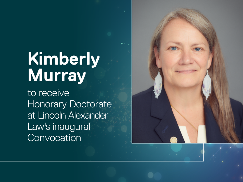 Kimberly Murray to receive Honorary Doctorate at Lincoln Alexander Law ...
