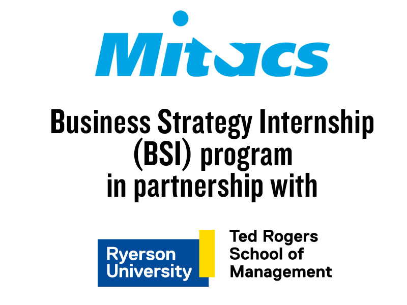Mitacs BSI - Master of Business Administration - Toronto Metropolitan University (TMU)