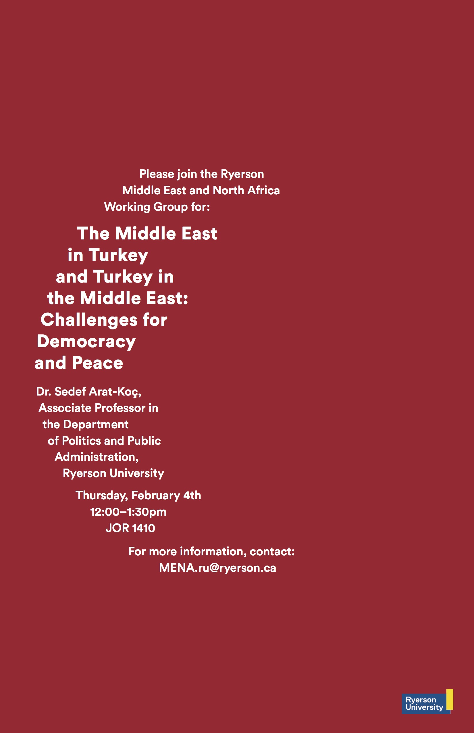 The Middle East in Turkey and Turkey in the Middle East: Challenge for ...