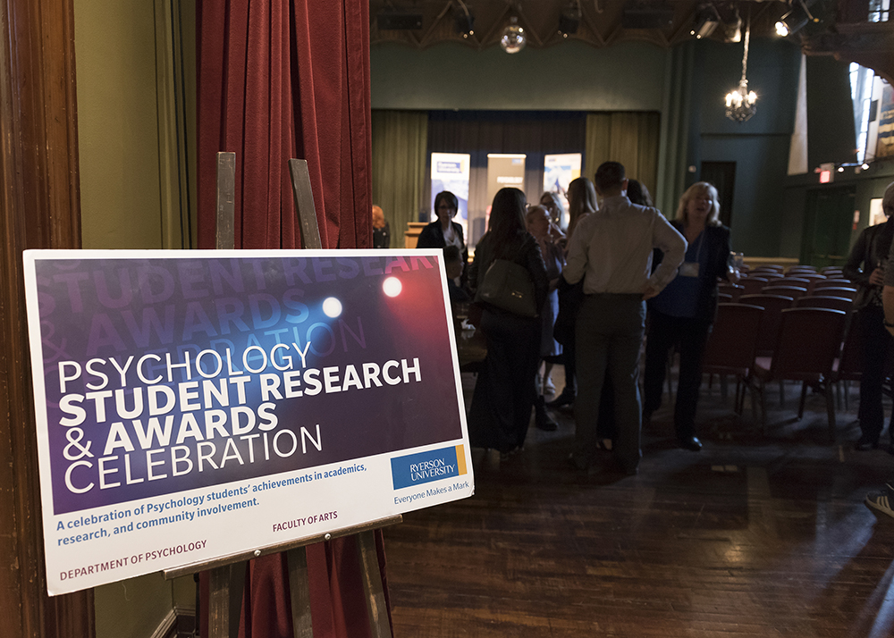 Awards Night 2018 - Psychology - Toronto Metropolitan University (TMU)