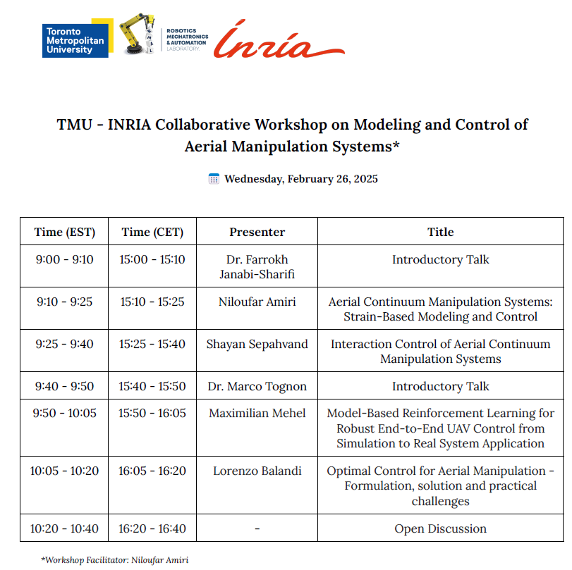 Conferences & Workshops - Toronto Metropolitan University (TMU)