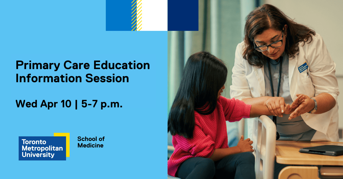 Help TMU transform primary care education - School of Medicine ...