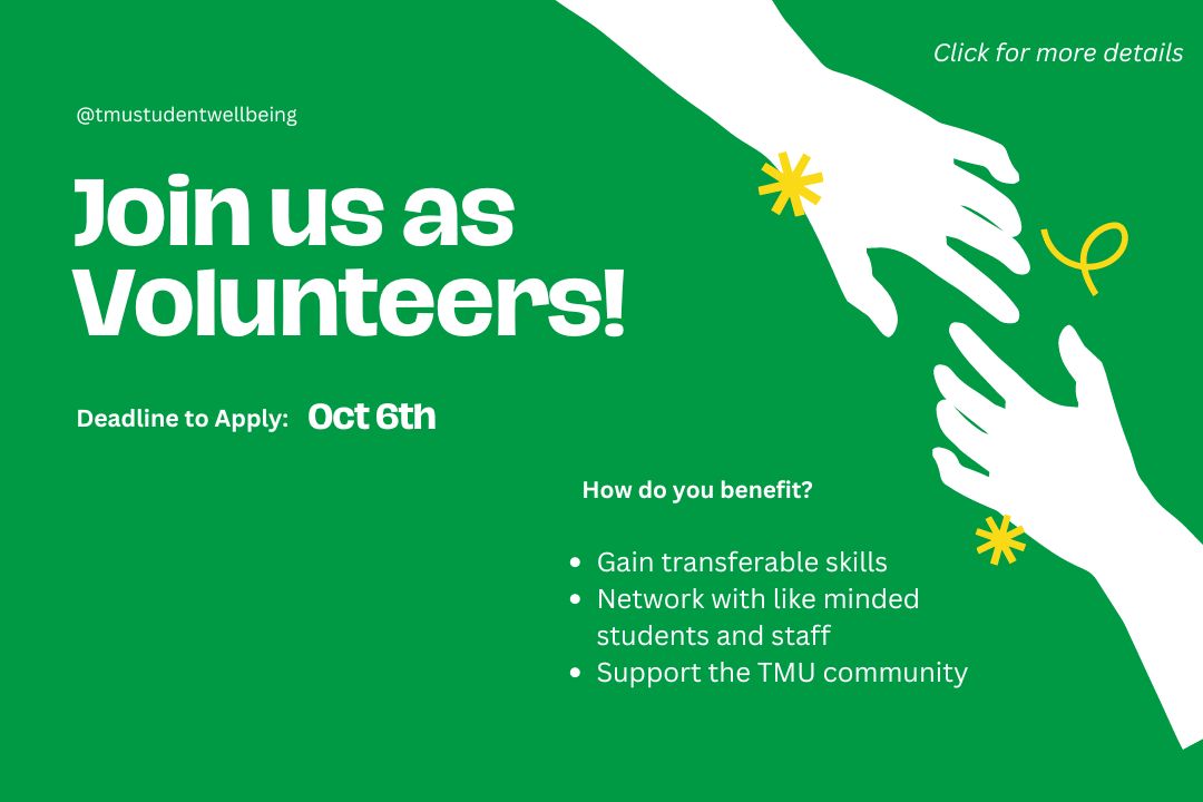 Health Promotion - Student Wellbeing - Toronto Metropolitan University