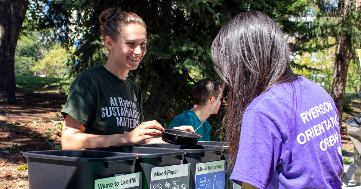 Take Action - Sustainability at TMU - Toronto Metropolitan University (TMU)