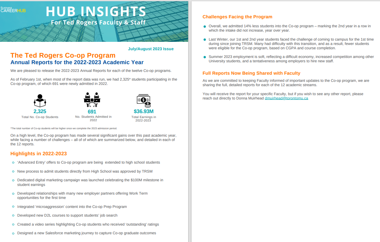 Faculty Resources - Business Career Hub - Ted Rogers School of ...