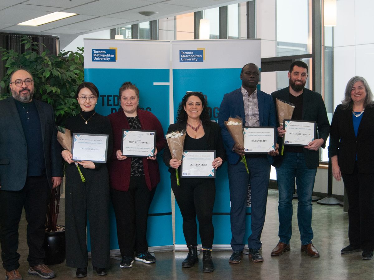 Celebrating Ted Rogers School faculty, staff and research achievements ...