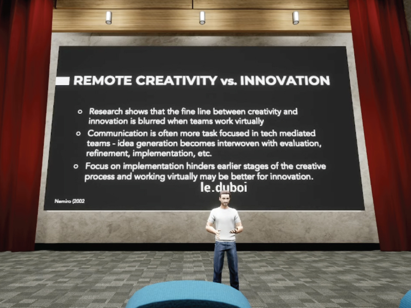 Creative industries professor teaches online course entirely through ...