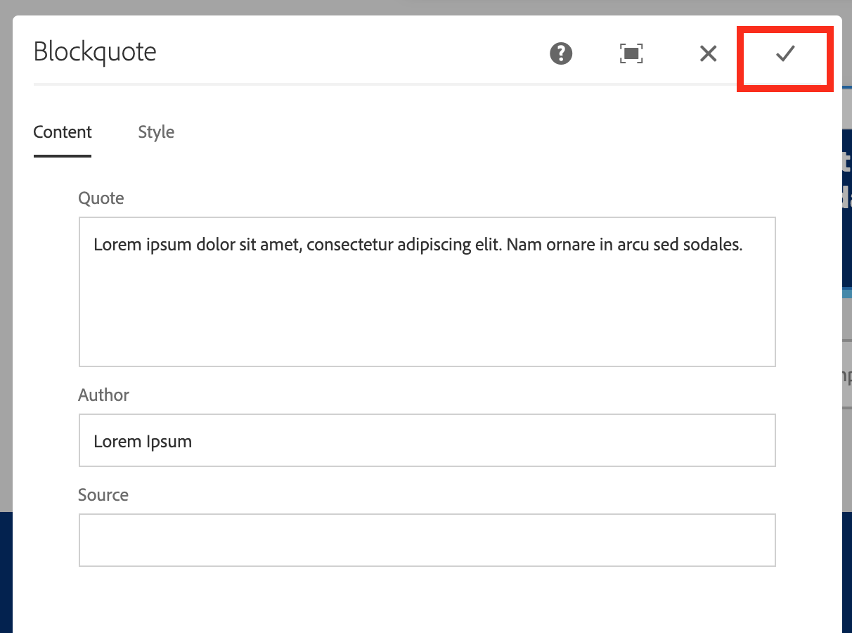 Block quote - Web Support - Toronto Metropolitan University