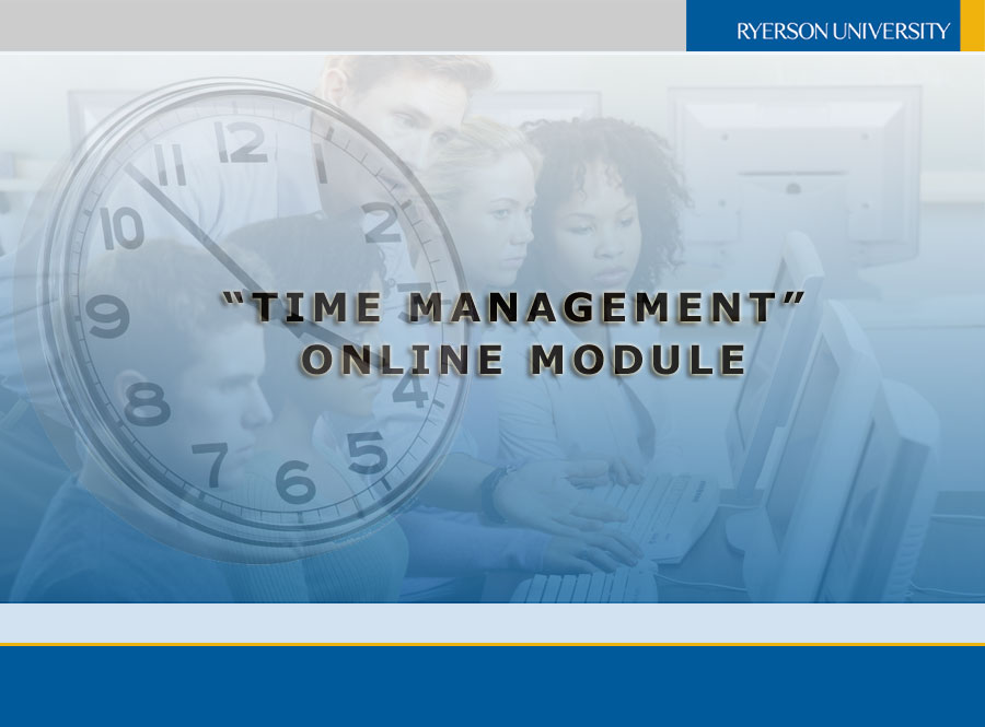 Time Management Online Module